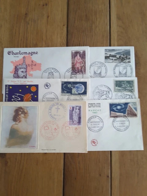 TIMBRE ENVELOPPES PREMIER jour au nombre de 6 années 1976 63 62 64 66 69 EUR 15,00 - PicClick FR